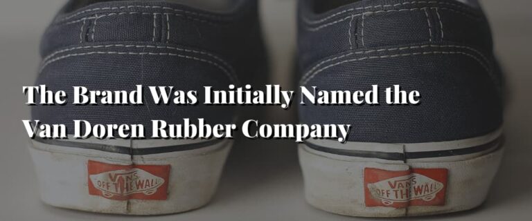 The History of Vans Shoes - Visiting Australia