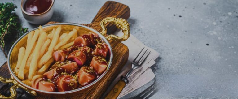 Easy German Currywurst Recipe with Oma's Homemade Ketchup - Visiting ...